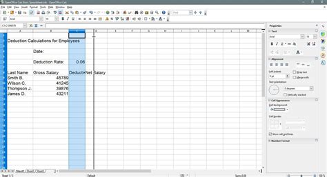Open Office Calc Basic Spreadsheet Tutorial