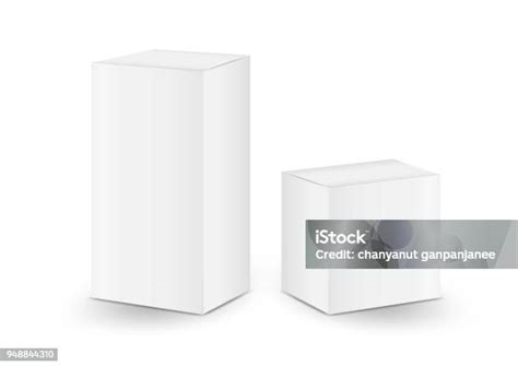 백색 상자 패키지 3d 상자 제품 디자인 벡터 일러스트 레이 션 0명에 대한 스톡 벡터 아트 및 기타 이미지 0명 3차원 형태 개념 Istock