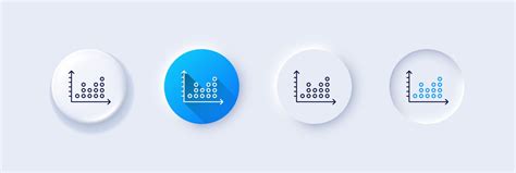 website education dot plot and diagram graph line vector image