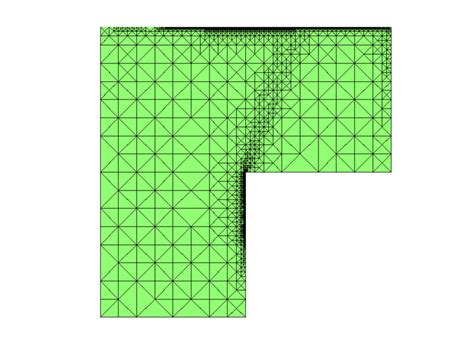 example 5 2 computed solution on a very fine uniform mesh and an