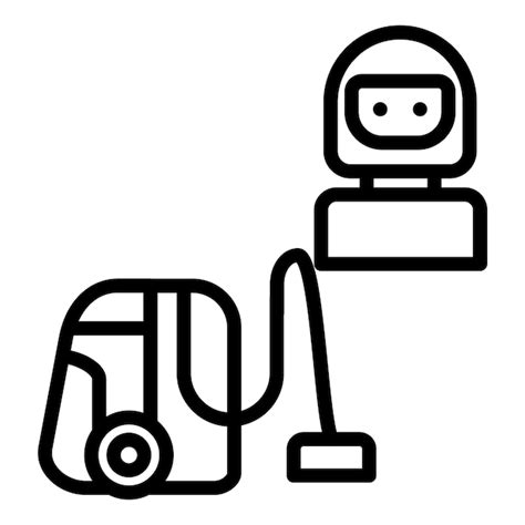 Premium Vector Vector Design Disinfection Robot Icon Style