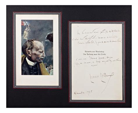At Auction Romain Rolland Romain Rolland 1866 1944 Dedication