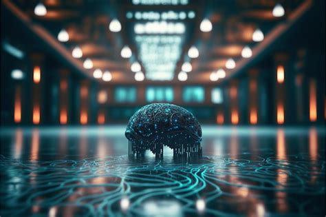 Ai 머신러닝 빅데이터 네트워크 연결 배경 과학과 인공지능 기술 혁신과 미래형 딥러닝 인공지능 다음 단계 프리미엄 사진