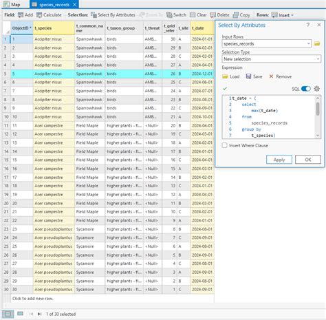 Solved Select Maximum Values In Select By Attributes Gre Esri Community