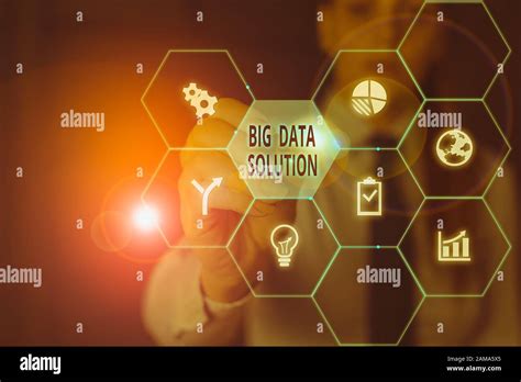 Writing Note Showing Big Data Solution Business Concept For Extracting Value From Huge Volumes