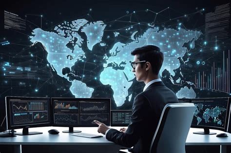 Premium Photo Big Data Analytics With Ai Technology Data Analyst