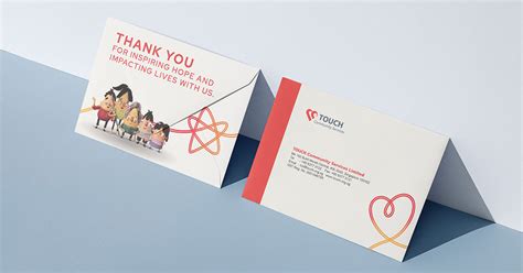 Customised Envelope Design Touch Community Services Tcs