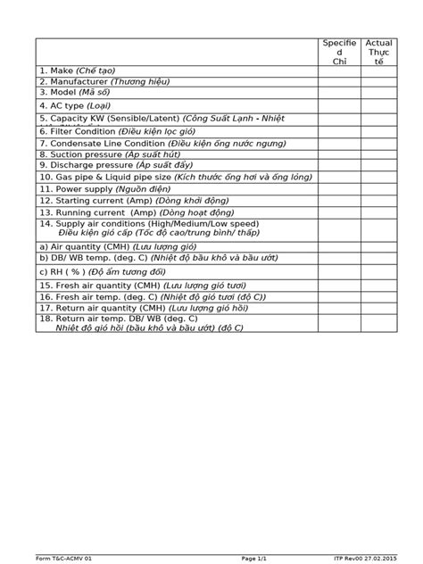 Tandc Acmv 01 Ac System Pdf