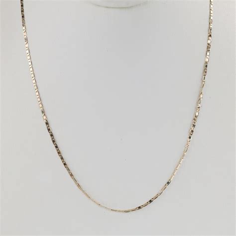 10kt Gold Tri Color Mariner Chain Necklace Property Room