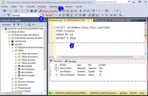 Sql Offset Limite El Número De Filas Sqlserverdb