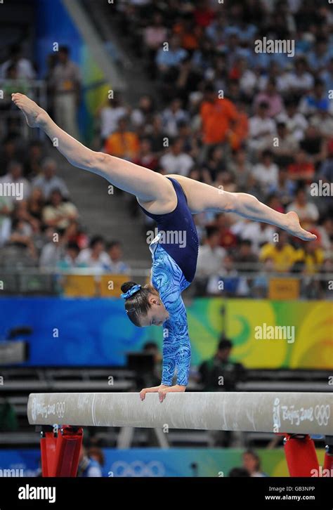 Russias Anna Pavlova Competes In The Women Individual All Around
