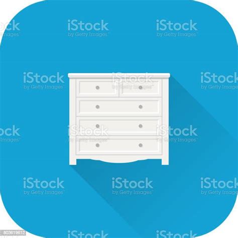 서랍 아이콘입니다 벡터입니다 긴 그림자를 가진 평면 디자인입니다 가구에 대한 스톡 벡터 아트 및 기타 이미지 가구 가정용 장비 가정의 방 Istock