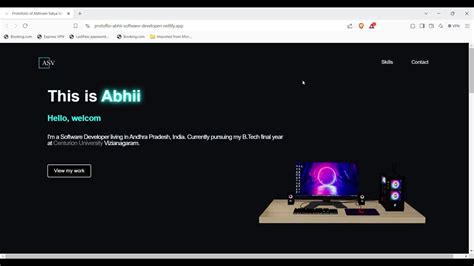 Abhi Ram On Linkedin Reactjs Portfolio Webdevelopment Responsivedesign Tech