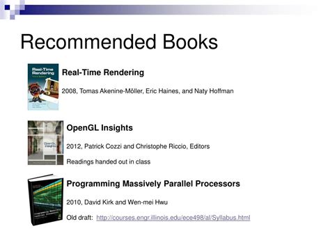Ppt Gpu Programming And Architecture Course Overview Powerpoint