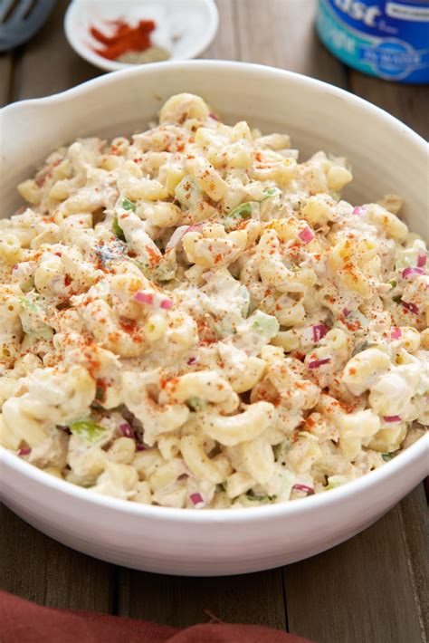 Chilled Tuna Macaroni Salad Recipe