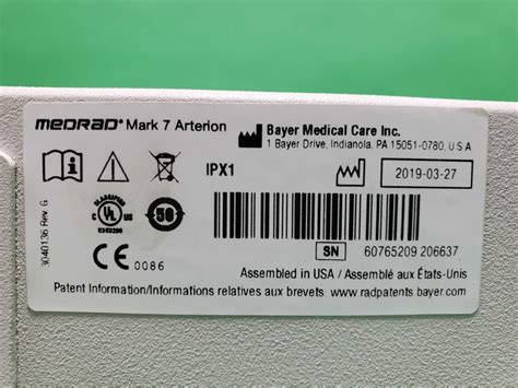 Used Medrad Mark 7 Arterion Injection System For Sale Dotmed Listing