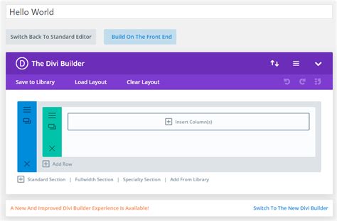 How To Re Enable Divi Classic Editor After The Wordpress Gutenberg