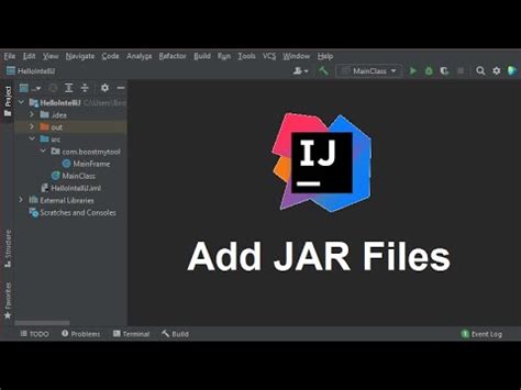 Add JAR Files To IntelliJ IDEA YouTube