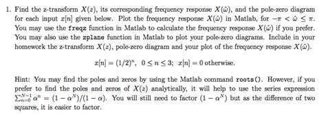 Solved Find The Z Transform X Z Its Corresponding Chegg