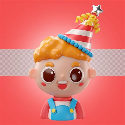 Premium Psd 3d Birthday Icon Birthday Boy