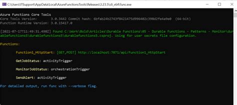 Durable Functions Patterns Monitor