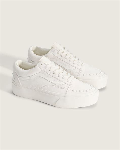 Old Skool Platform Shoe In Marshmallow White Vans