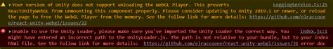 Configuration Problem · Issue 131 · Jeffreylantersreact Unity Webgl