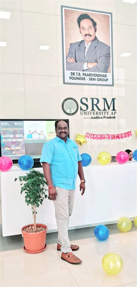 Drvs Karthikeyan On Linkedin Day 2 Official Visit Srm University