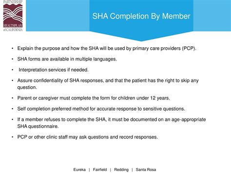 Staying Healthy Assessment Training Sha Provider Relations June Ppt