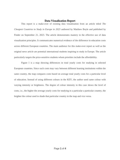 Statistics Data Visualisation Pdf