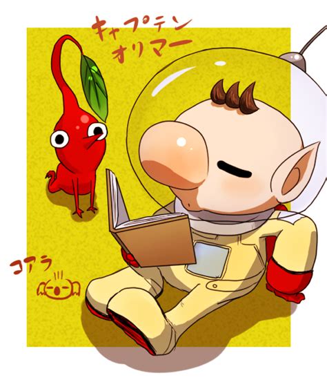 Red Pikmin And Olimar Pikmin Drawn By Yamatokoara Danbooru