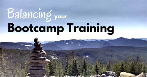 Balancing Your Bootcamp Training Bootcamp Ideas