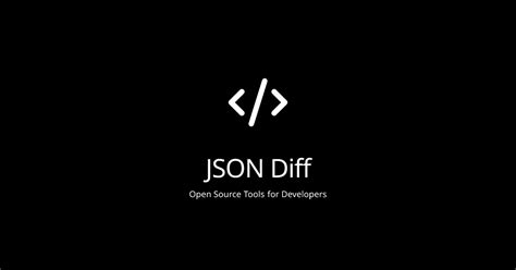 Json Diff Tool Compare Json Objects Online Rocksdev Tools