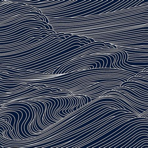 Premium Vector Abstract Wave Lines Vector Contour Illustration