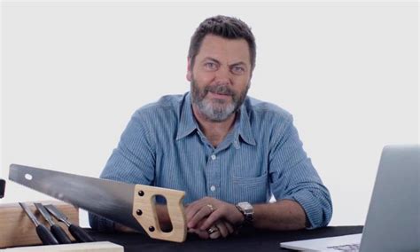 Nick Offerman Answers Woodworking Questions Cool Material