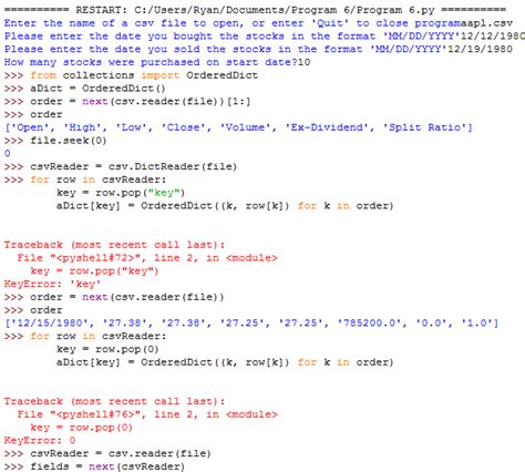 Python 3x Creating An Ordereddict From A Csv File Stack Overflow
