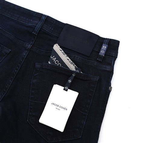 Jacob Cohen Nick Navy Blue Badge Jean In Dark Blue Denim Jacob Cohen