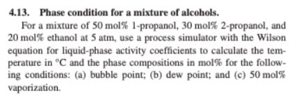 Solved Use Aspen and show all work please. Explain each step | Chegg.com