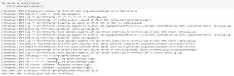 duplicate clusters after loading saved state · issue 29 · logpai