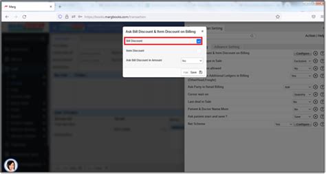 How To Enable Or Disable Bill Discount In Sale Challan In Margbooks