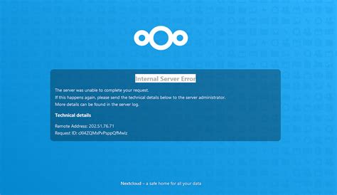 Nextcloud User Settings Not Working On Web Interface ℹ️ Support