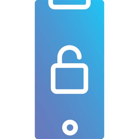 Unlock Generic Flat Gradient Icon