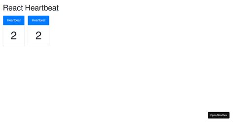 react heartbeat codesandbox
