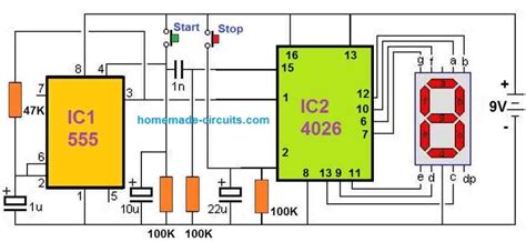Ic 4026 Datasheet Pinout Working Application Homemade Circuit Projects