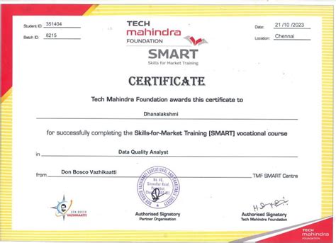 dhanalakshmi v on linkedin i have successfully completed the data