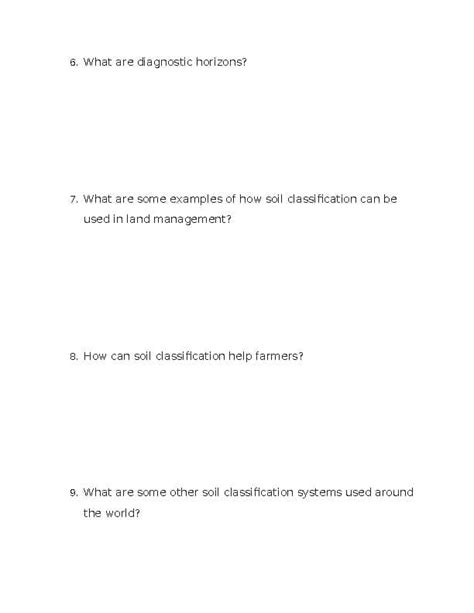 Soil Classification Reading Worksheet Wanswer Key Editable Tpt