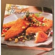 Trader Joes Tilapia Fillets Panko Breaded Calories Nutrition