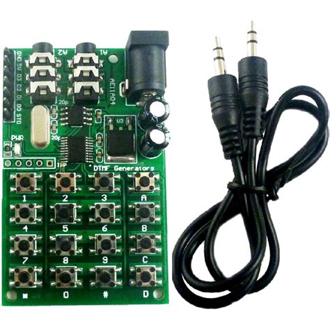 Dtmf Module 5 24vdc Audio Generator Module Voice Dual Encoder