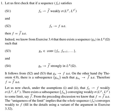 Functional Analysis Showing Weak Convergence In Sigma L P L P Mathematics Stack Exchange
