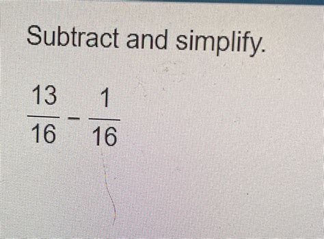 Solved Subtract And Simplify Chegg